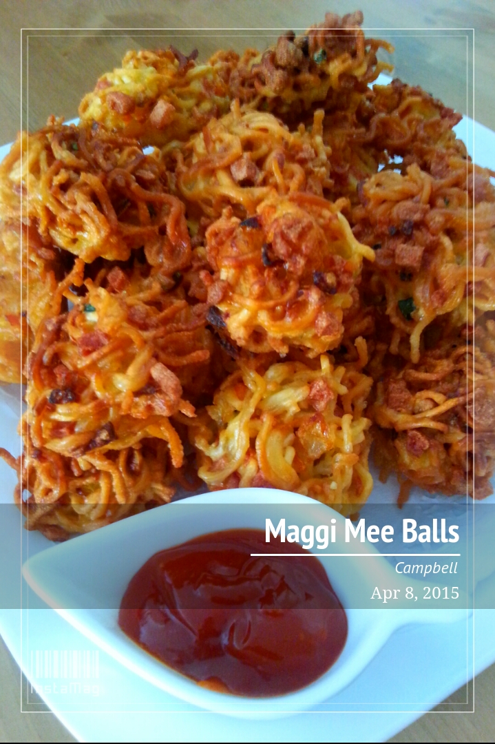 Hani's Kitchen: Maggi Mee Balls